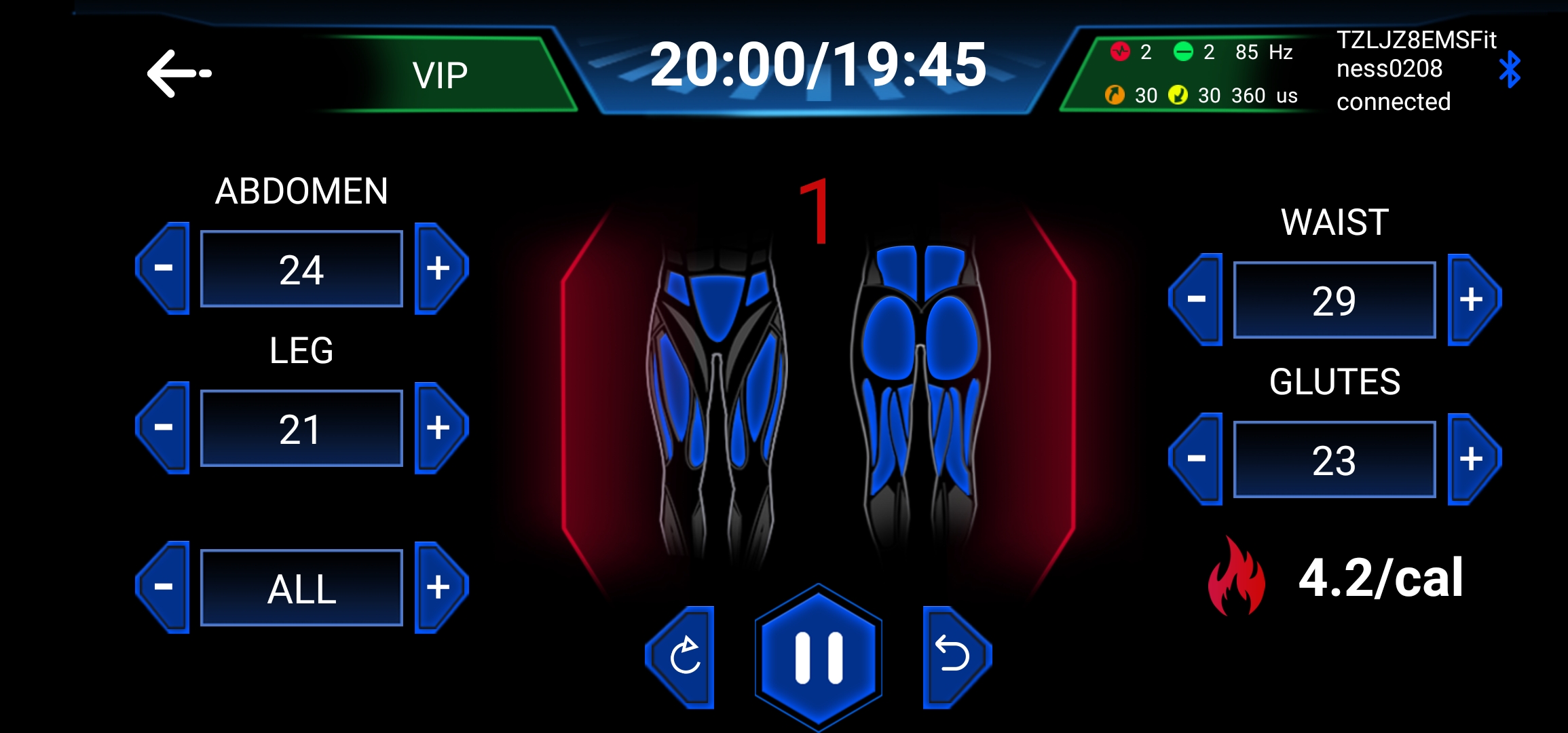 EMS Full Body Suit Muscle Building for Home Use (BB-904) - BODYTECH